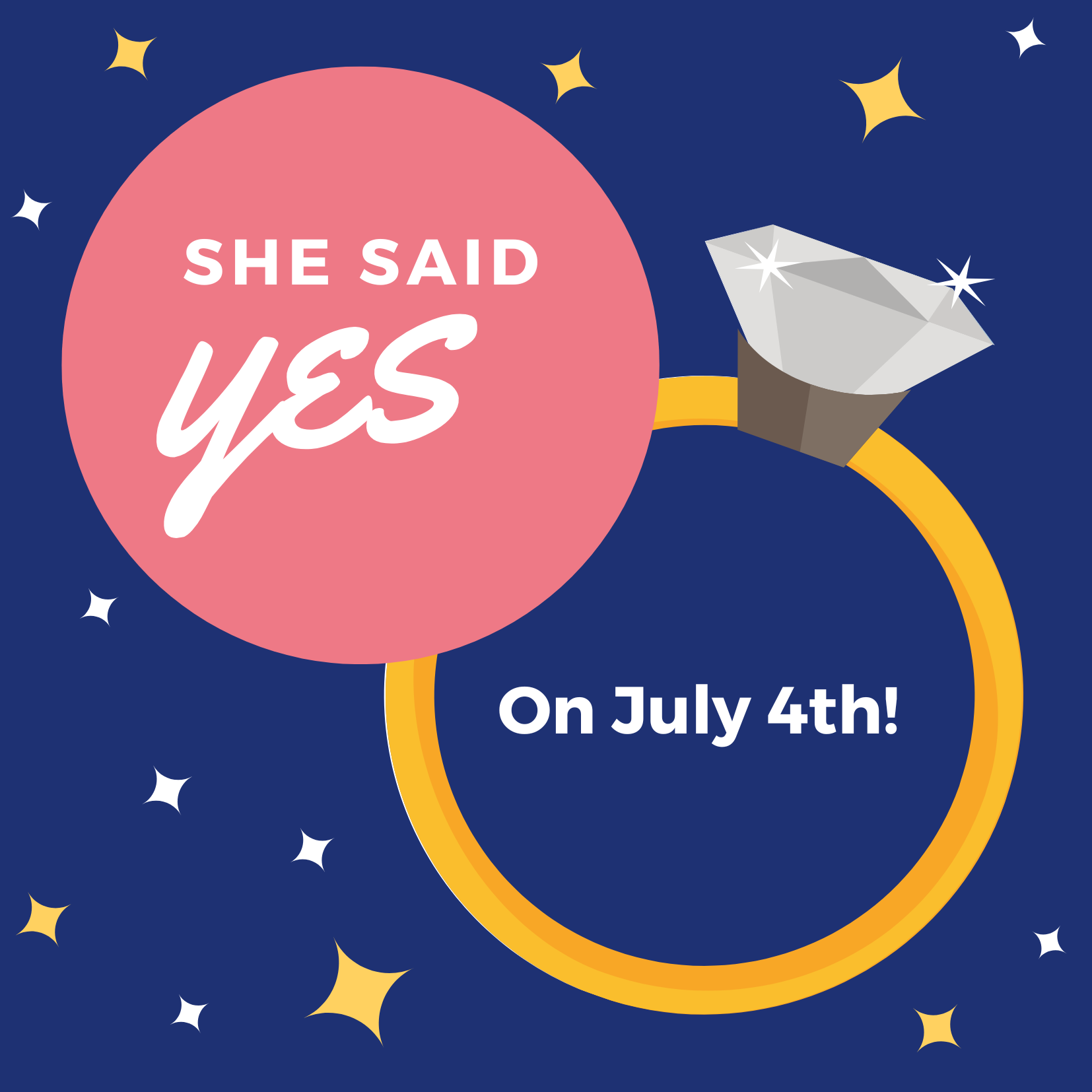 A Fourth of July Engagement: How Popular Is It? - Darianna Bridal ...