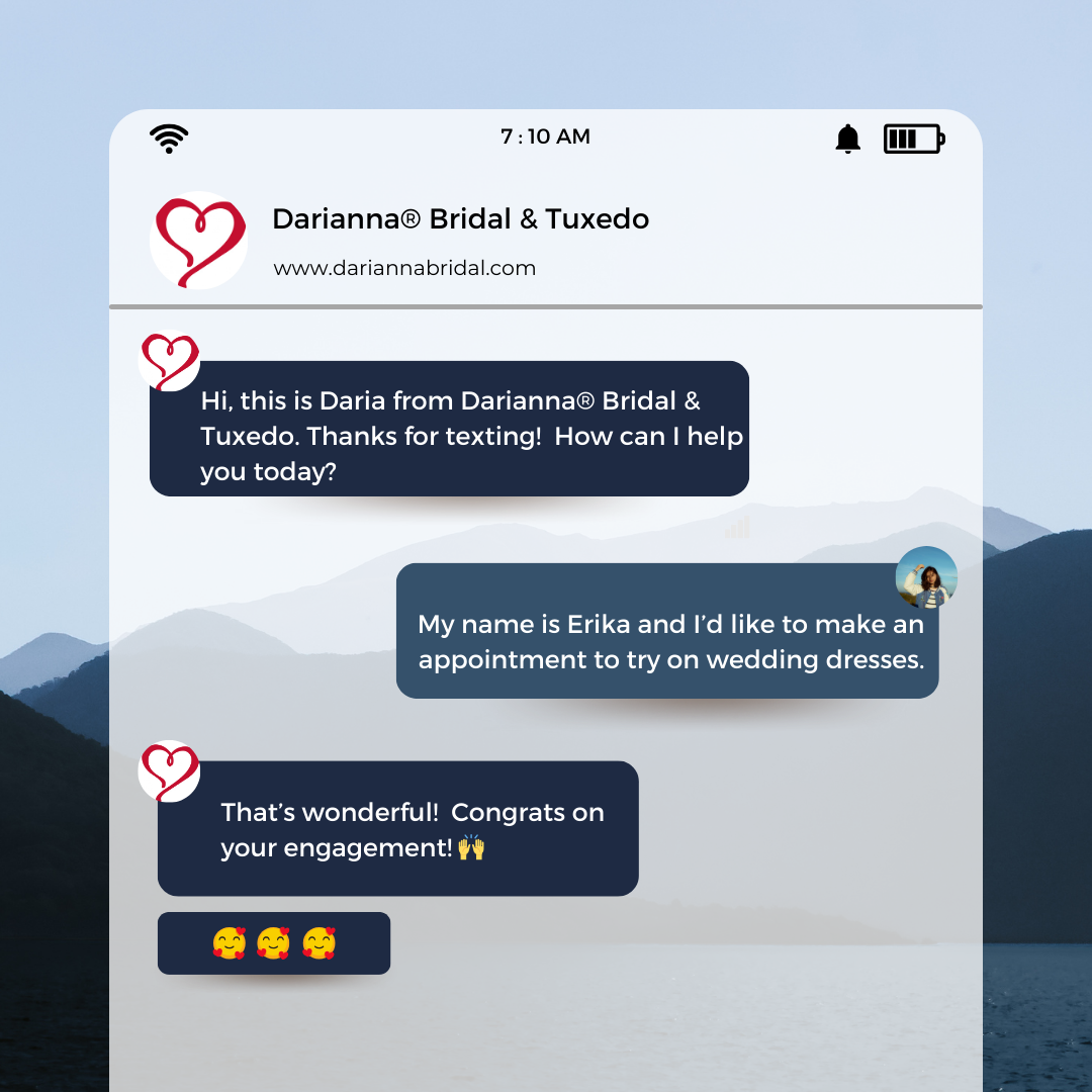 New Year, Improved Way to Communicate - Darianna Bridal