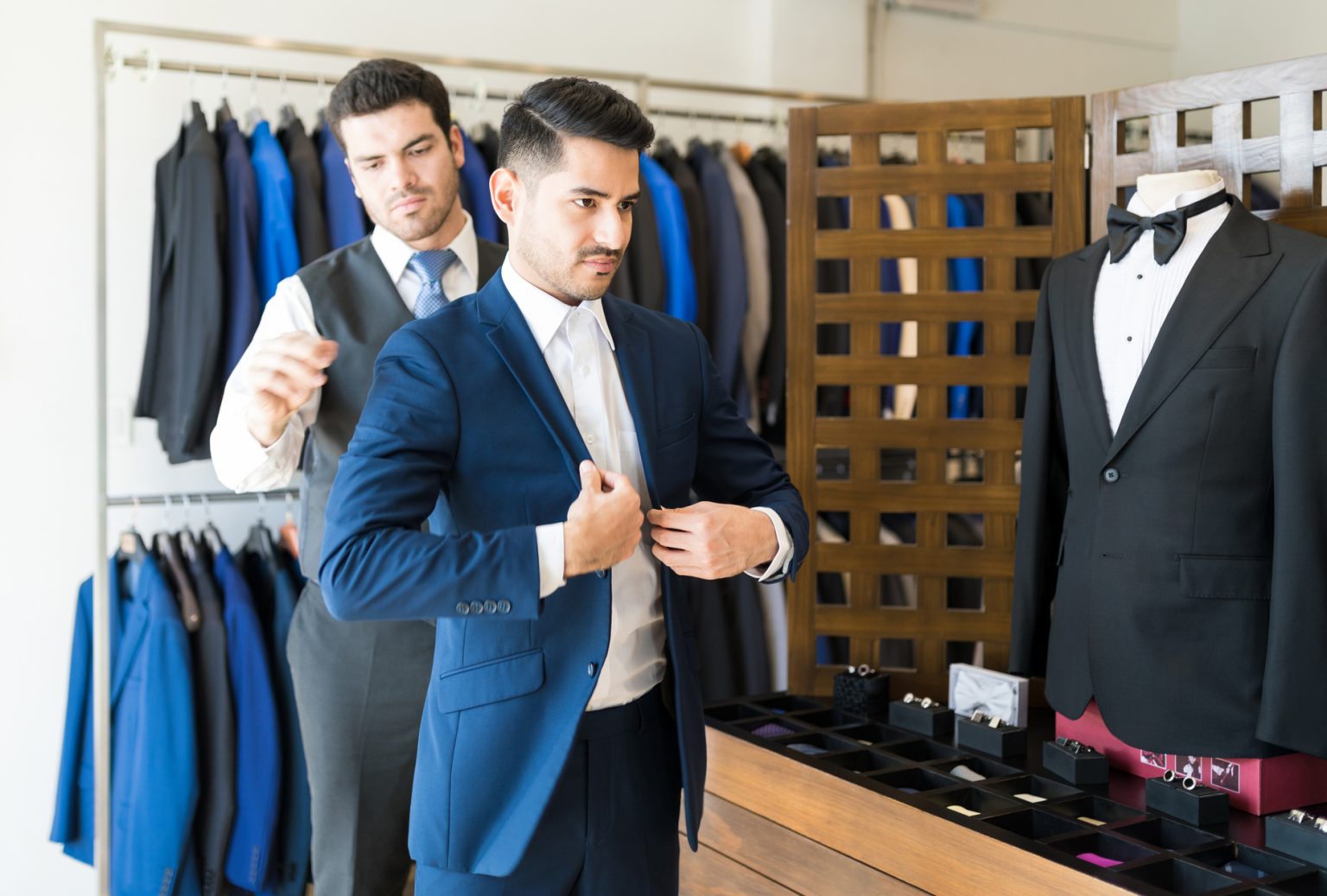 Earth Tone Tuxedos and Suits - Darianna Bridal & Tuxedo